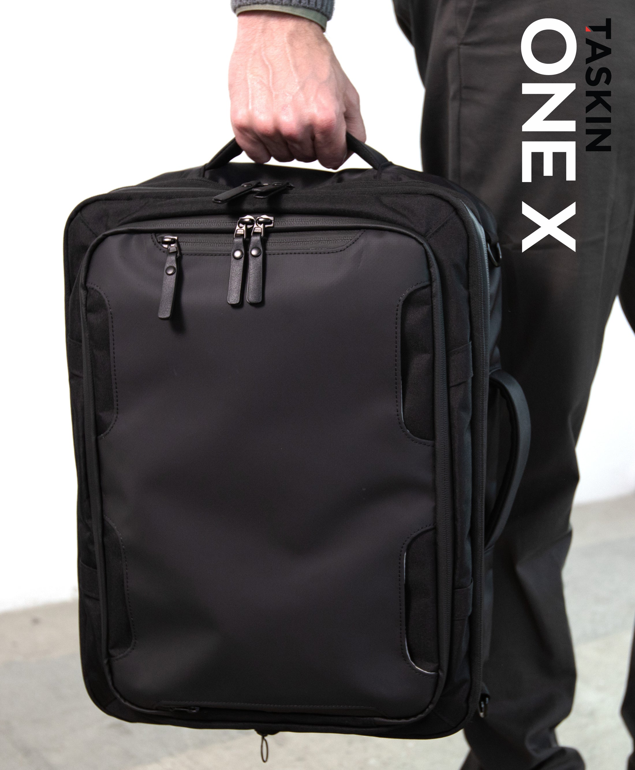 Taskin ONE | Gen X - 9-in-1 Expandable Backpack | Carry On | Travel Ba