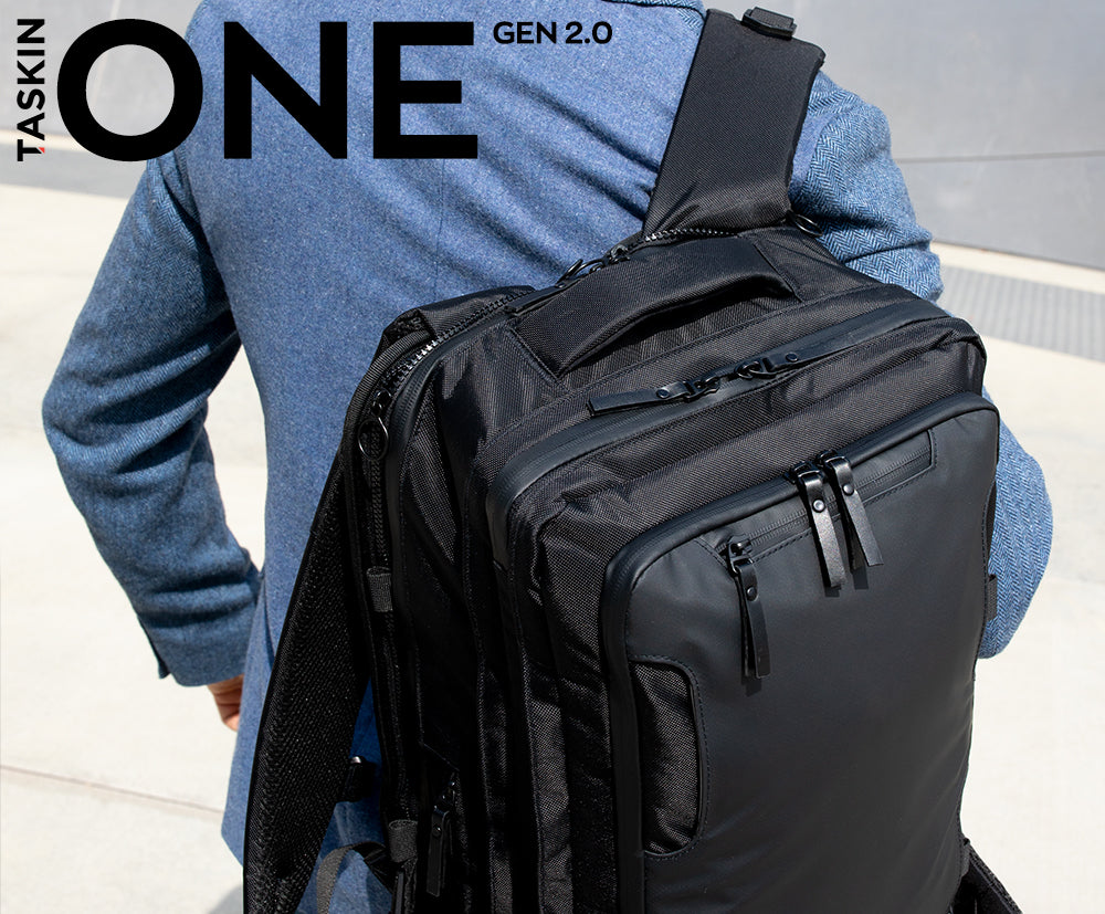 Taskin ONE V2 - 9-in-1 Expandable Backpack | Carry On | Travel Bag | D